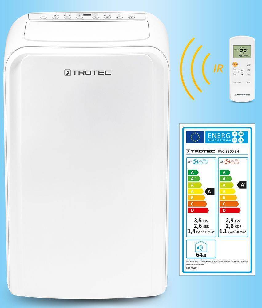 ΦΟΡΗΤΟ ΚΛΙΜΑΤΙΣΤΙΚΟ ΨΥΞΗΣ-ΘΕΡΜΑΝΣΗΣ 12000BTU TROTEC PAC 3500 SH ...