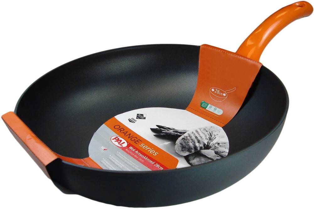 ΤΗΓΑΝΙ PAL ORANGE ΓΟΥΟΚ ΑΝΤΙΚΟΛΛΗΤΙΚΟ 28 CM - ΤΗΓΑΝΙΑ | Plus4u