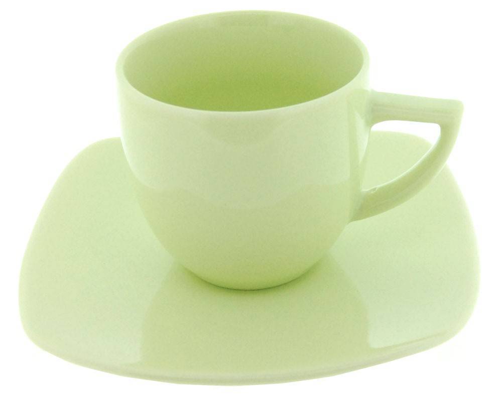 ΣΕΤ ΦΛΥΤΖΑΝΙΑ ΚΑΦΕ Basics By ΙoΝΙΑ Caramel Green 6ΤΕΜ ΚΟΥΠΕΣ