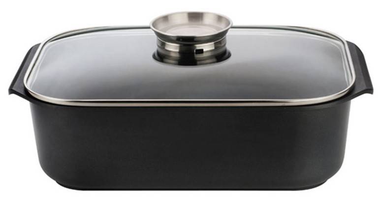 ΓΑΣΤΡΑ ΑΝΤΙΚΟΛΛΗΤΙΚΗ IZZY CUCINA ROSSA ΜΕ ΓΥΑΛΙΝΟ ΚΑΠΑΚΙ RP2-40X25CM ...