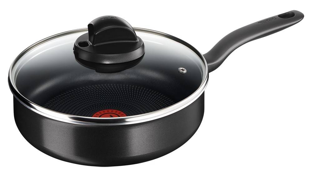ΤΗΓΑΝΙ TEFAL EVIDENCE ΑΝΤΙΚΟΛΛΗΤΙΚΟ ΜΕ ΚΑΠΑΚΙ (24CM) - ΤΗΓΑΝΙΑ | Plus4u