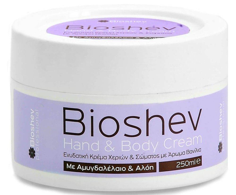 ΕΝΥΔΑΤΙΚΗ ΚΡΕΜΑ ΣΩΜΑΤΟΣ ΚΑΙ ΧΕΡΙΩΝ BIOSHEV ΒΑΝΙΛΙΑ 250ML - ΣΩΜΑ ...