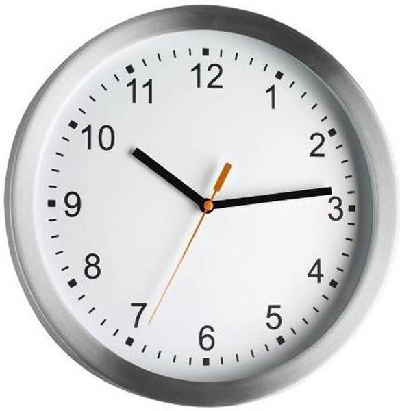 TFA 98.1045 BRUSHED ALUMINIUM WALL CLOCK - ΡΟΛΟΓΙΑ | Plus4u