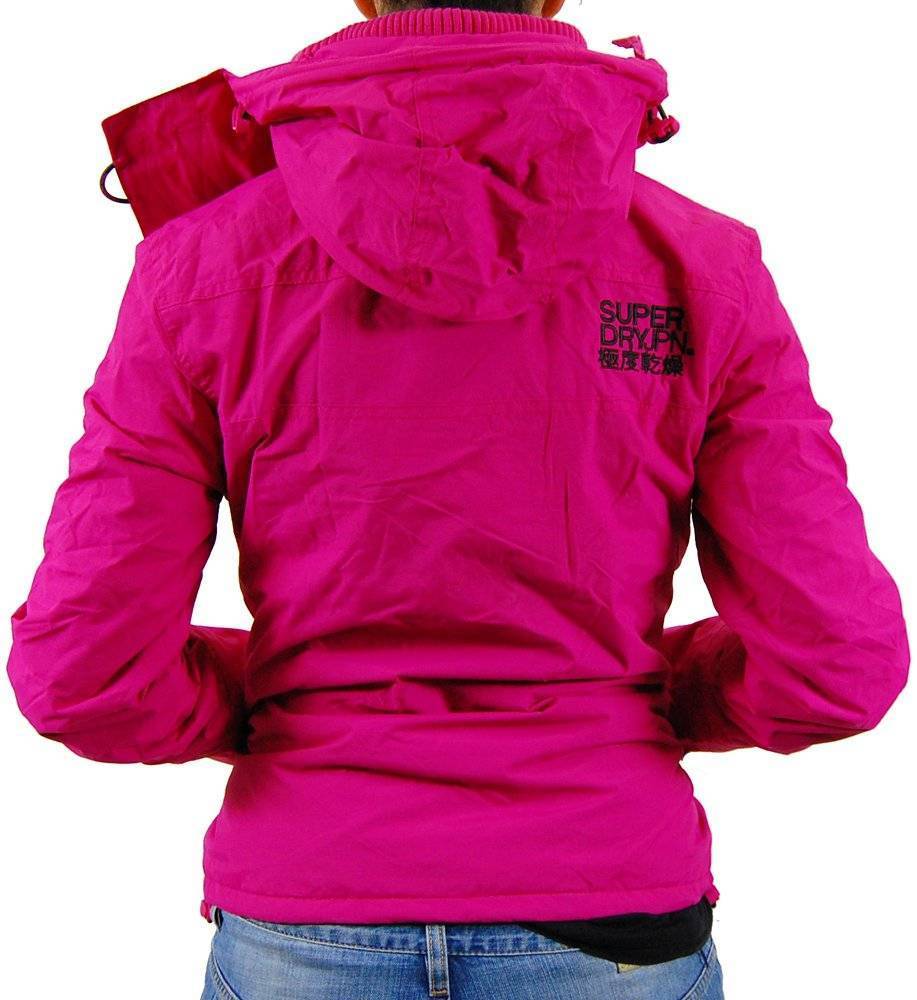 ΜΠΟΥΦΑΝ ΑΝΤΙΑΝΕΜΙΚΟ ΜΕ ΕΠΕΝΔΥΣΗ SUPERDRY ΦΟΥΞΙΑ (L) - ΓΥΝΑΙΚΑ-ΜΠΟΥΦΑΝ ...