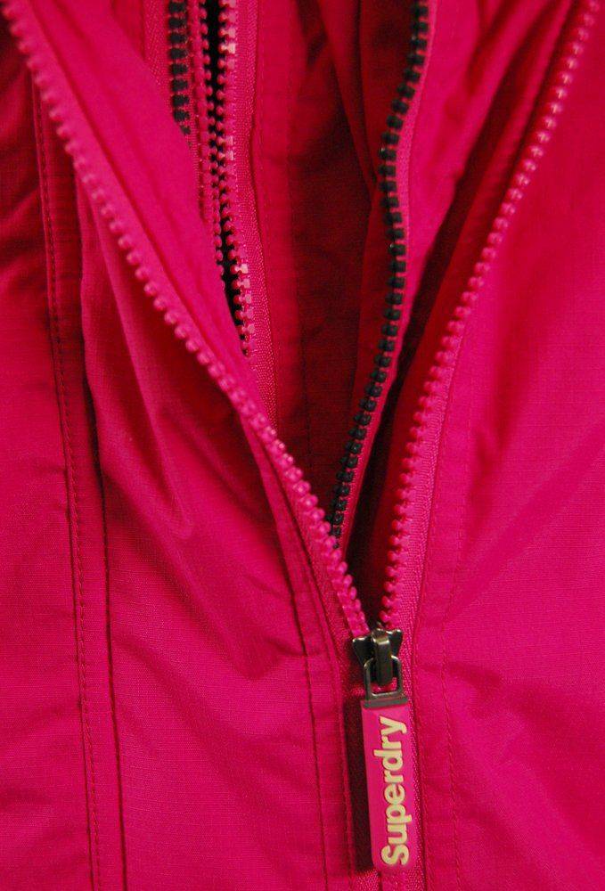 ΜΠΟΥΦΑΝ ΑΝΤΙΑΝΕΜΙΚΟ ΜΕ ΕΠΕΝΔΥΣΗ SUPERDRY ΦΟΥΞΙΑ (L) - ΓΥΝΑΙΚΑ-ΜΠΟΥΦΑΝ ...