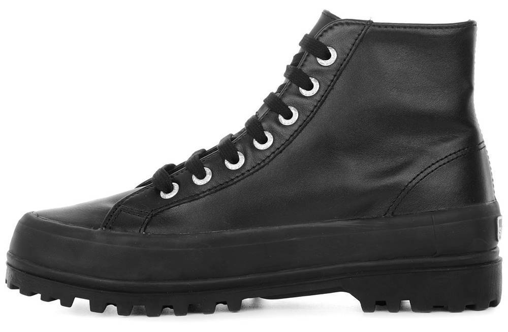 ΜΠΟΤΑΚΙ SUPERGA 2341-ALPINA NAPPALEAU S41188W ΔΕΡΜΑ ΜΑΥΡΟ - ΓΥΝΑΙΚΑ ...
