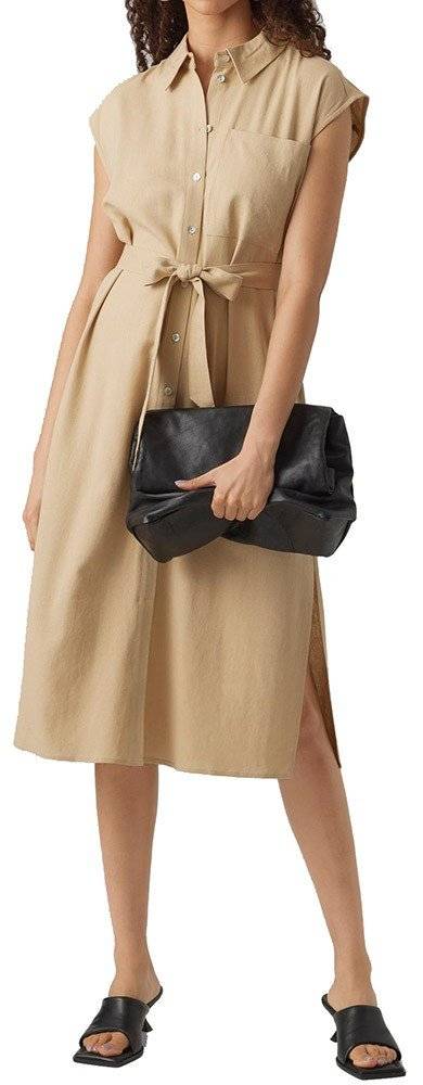 ΦΟΡΕΜΑ VERO MODA VMMYMILO 10282532 ΣΚΟΥΡΟ ΜΠΕΖ - ΓΥΝΑΙΚΑ-ΦΟΡΕΜΑΤΑ | Plus4u