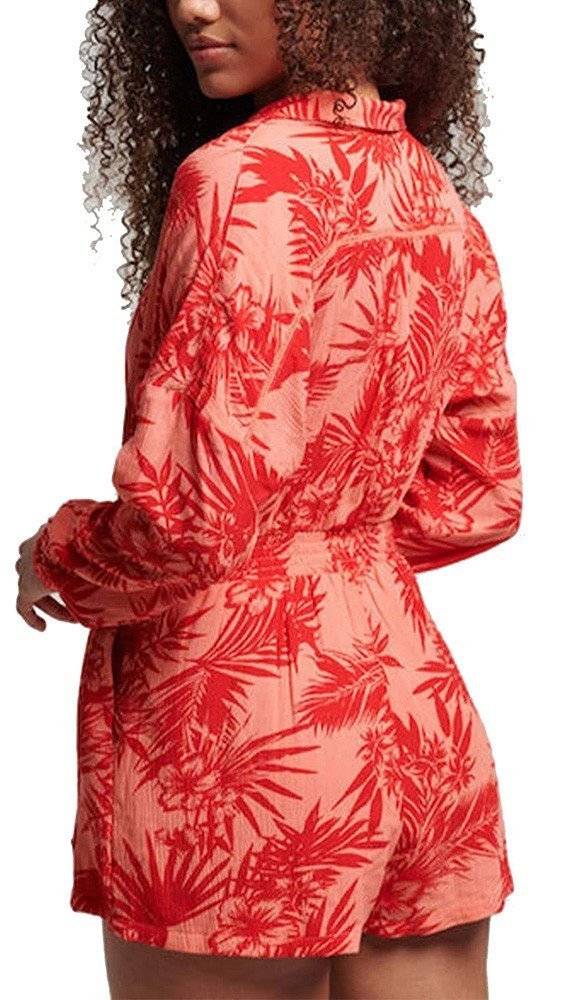 ΟΛΟΣΩΜΟ ΣΟΡΤΣ SUPERDRY VINTAGE BEACH W8011305A FLORAL ΚΟΡΑΛΙ - ΓΥΝΑΙΚΑ ...