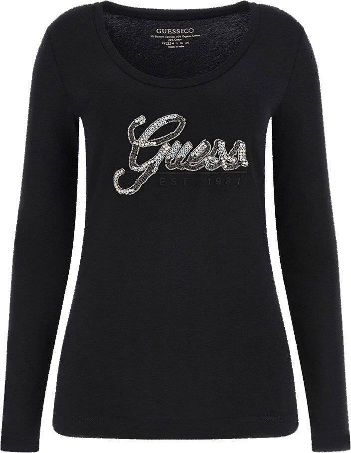 ΜΠΛΟΥΖΑ ΜΑΚΡΥΜΑΝΙΚΗ GUESS SCRIPT W3YI37J1314 ΜΑΥΡΟ - ΓΥΝΑΙΚΑ-ΜΠΛΟΥΖΕΣ ...