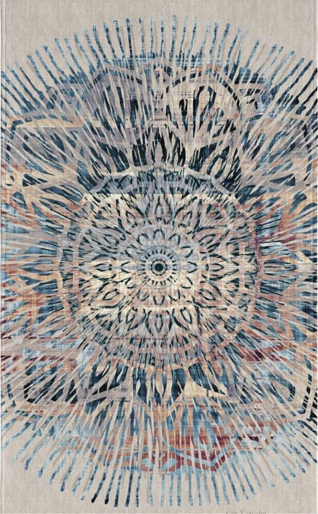 ΠΕΤΣΕΤΑ ΘΑΛΑΣΣΗΣ GUY LAROCHE VELOUR PRINTED 2105 NATURAL 90X180CM ...