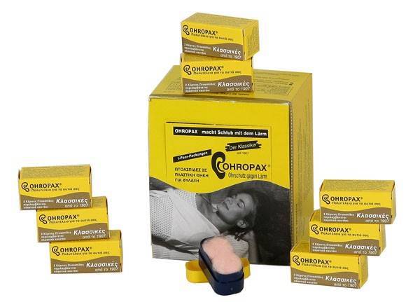 ΩΤΟΑΣΠΙΔΕΣ ΚΕΡΙΝΕΣ OHROPAX WAX ΣΕ ΠΛΑΣΤΙΚΗ ΣΥΣΚΕΥΑΣΙΑ (20 ΖΕΥΓΗ ...