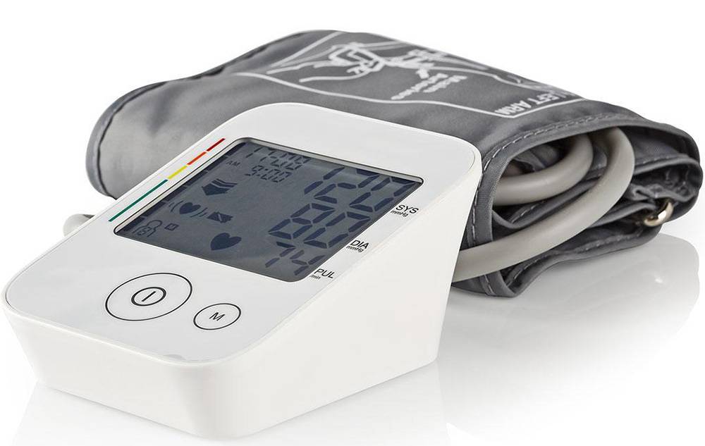 ΗΛΕΚΤΡΟΝΙΚΟ ΠΙΕΣΟΜΕΤΡΟ ΜΠΡΑΤΣΟΥ NEDIS BLPR120WT - ΠΙΕΣΟΜΕΤΡΑ | Plus4u