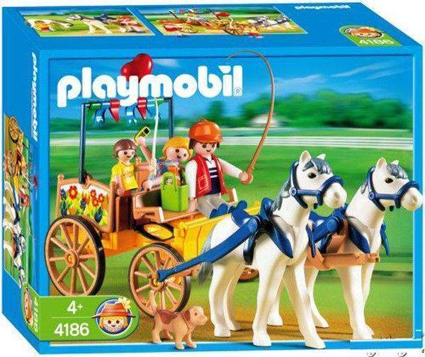 PLAYMOBIL ΑΜΑΞΑ ΜΕ 2 ΑΛΟΓΑ - PLAYMOBIL | Plus4u
