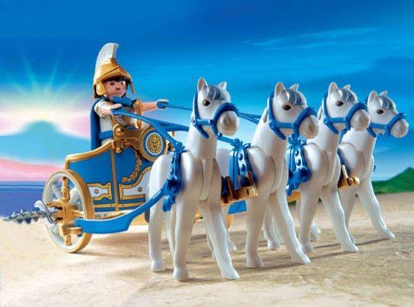 PLAYMOBIL ΡΩΜΑΙΚΗ ΑΜΑΞΑ ΜΕ ΤΕΣΣΕΡΑ ΑΛΟΓΑ - PLAYMOBIL | Plus4u