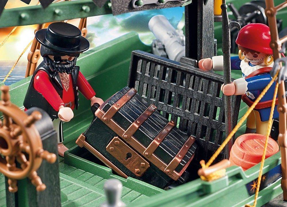 PLAYMOBIL ΠΕΙΡΑΤΙΚΟ ΚΑΡΑΒΙ ΤΗΛΕΚΑΤΕΥΘΥΝΟΜΕΝΟ ΜΕ ΥΠΟΒΡΥΧΙΟ RC ΜΗΧΑΝΙΣΜΟ ...