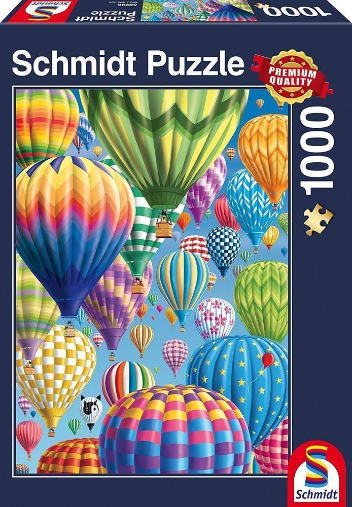 ΑΕΡΟΣΤΑΤΑ SCHMIDT 1000 ΚΟΜΜΑΤΙΑ [58286] - PUZZLES 1000 | Plus4u