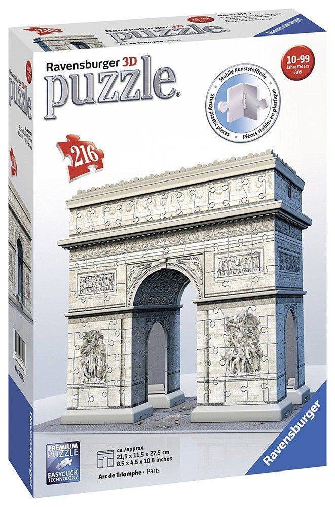 ΑΨΙΔΑ ΤΟΥ ΘΡΙΑΜΒΟΥ RAVENSBURGER 216 ΚΟΜΜΑΤΙΑ - PUZZLES 3D-4D | Plus4u