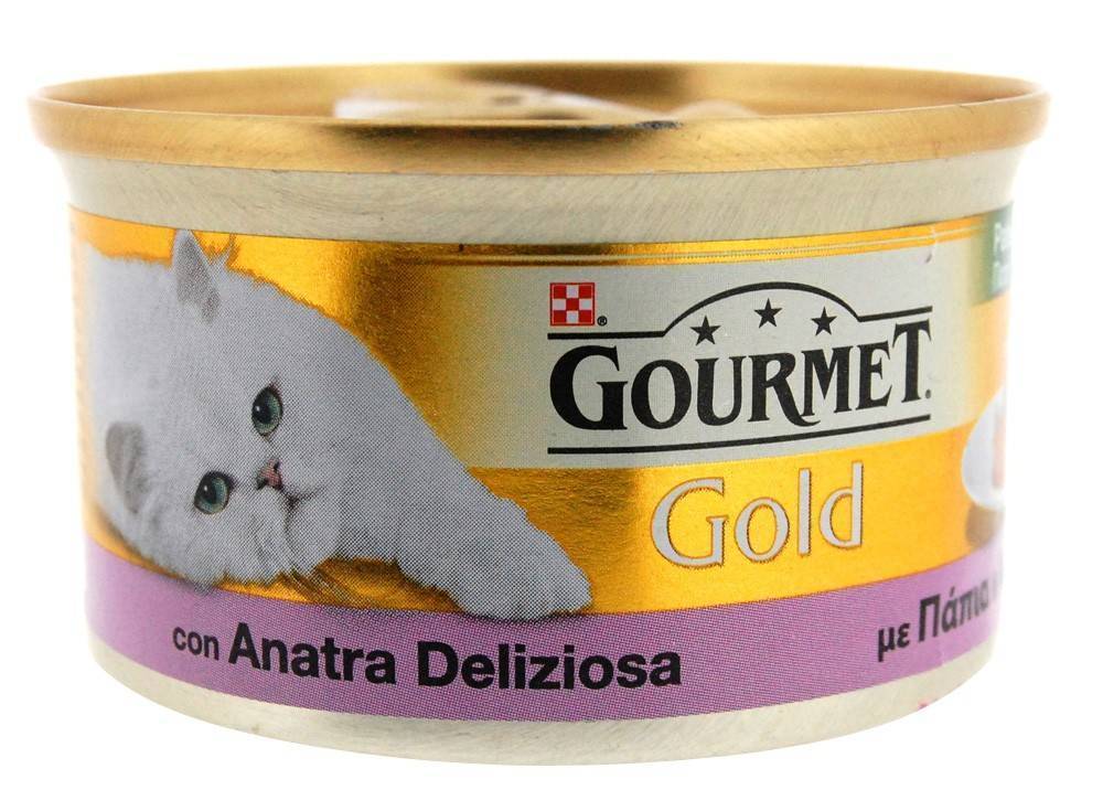 ΚΟΝΣΕΡΒΑ ΓΑΤΑΣ GOURMET GOLD ΠΑΤΕ ADULT 85GR ΜΕ ΠΑΠΙΑ ΑΡΝΙ - ΓΑΤΑ ...