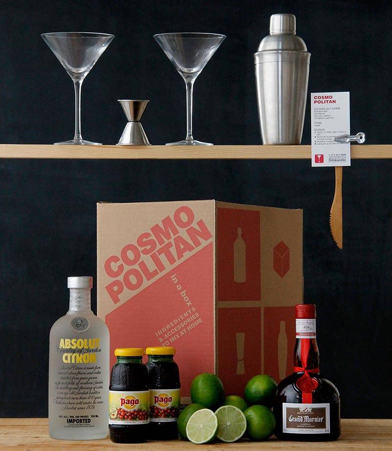 COSMOPOLITAN GIFT BOX - ΔΕΚΑΤΕΣΣΕΡΑ (14) ΣΕΡΒΙΡΙΣΜΑΤΑ - COCKTAILS | Plus4u