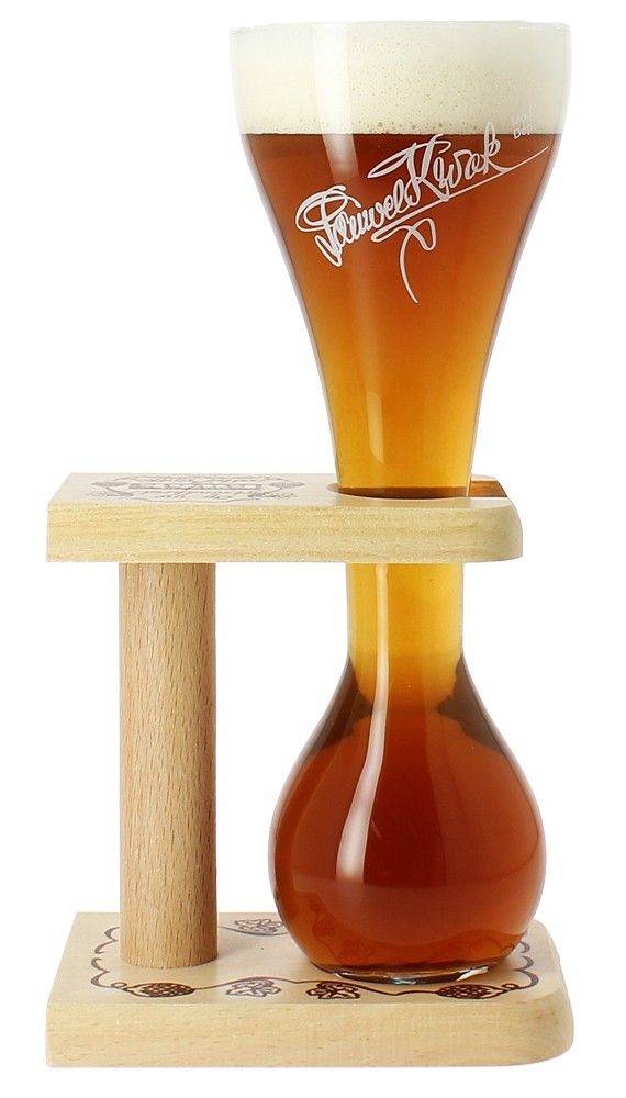 ΣΕΤ ΠΟΤΗΡΙ KWAK ΜΕ ΞΥΛΙΝΗ ΒΑΣΗ KWAK ΚΑΙ ΔΩΡΟ ΜΠΥΡΑ KWAK 330ML (4ΤΜΧ ...