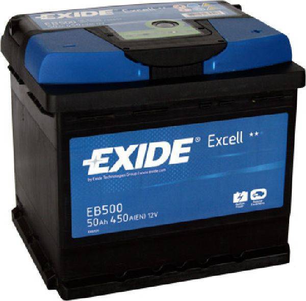 ΜΠΑΤΑΡΙΑ ΑΥΤΟΚΙΝΗΤΟΥ EXIDE EB500 50AH/450 - ΜΠΑΤΑΡΙΑ-ΚΙΝΗΤΗΡΑΣ | Plus4u