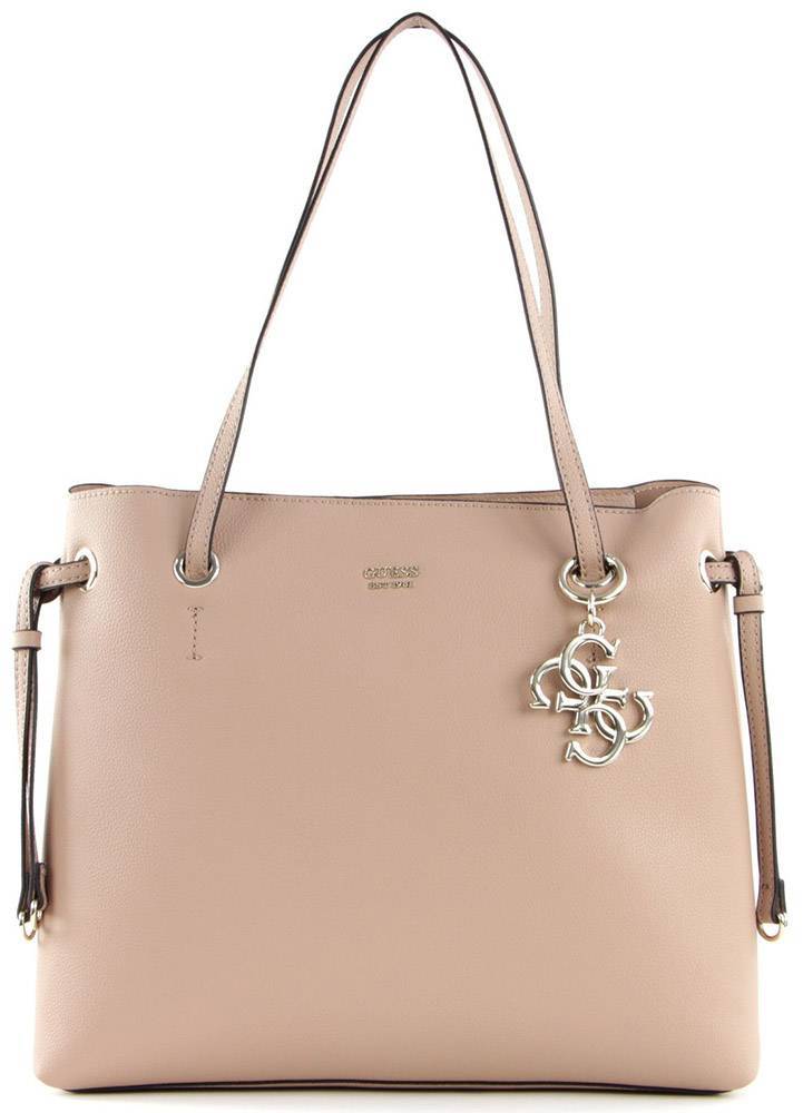 ΤΣΑΝΤΑ ΩΜΟΥ GUESS DIGITAL SHOPPER HWVG6853240 ΣΚΟΥΡΟ ΜΠΕΖ - ΓΥΝΑΙΚΑ ...